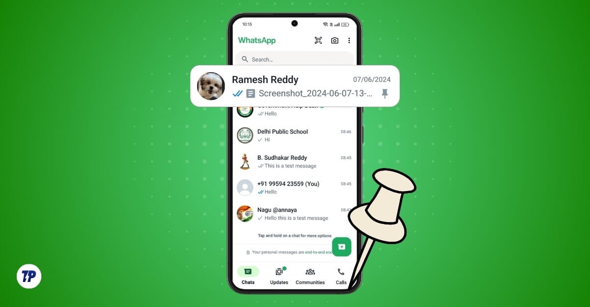 How to Pin Chats on WhatsApp [2024] - TechPP