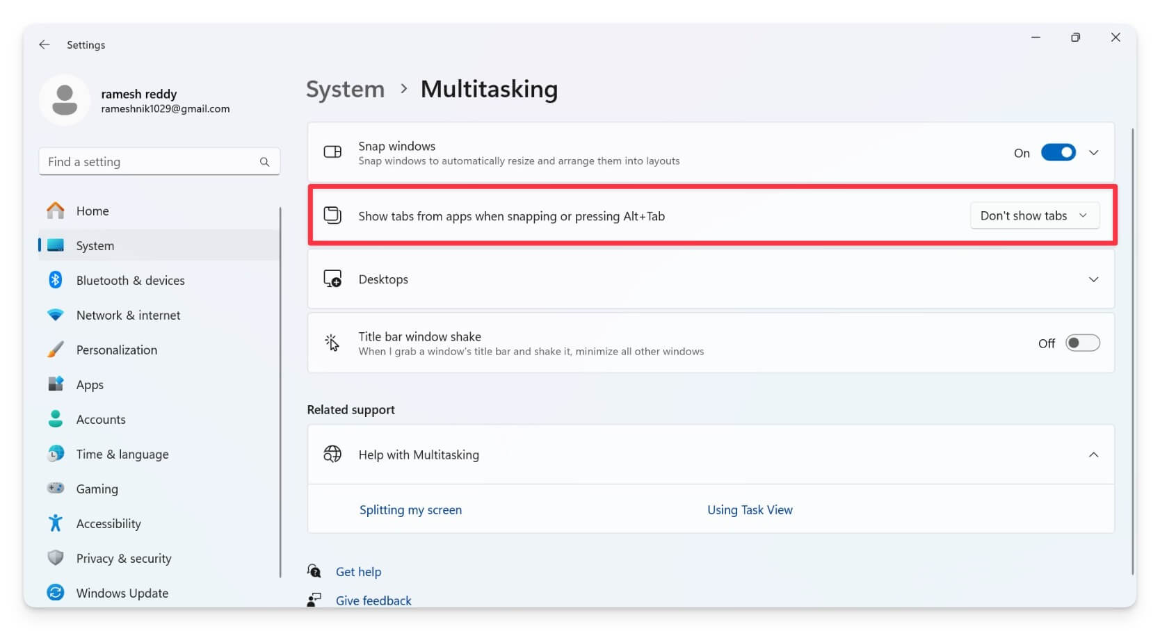 Alt Tab Not Working in Windows 11/10 [Fixed] - TechPP