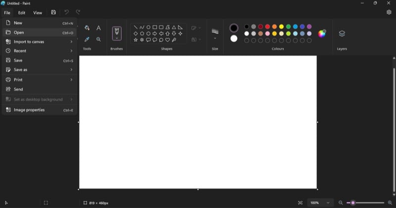 Remove Background from an Image in Windows 11 Using Paint