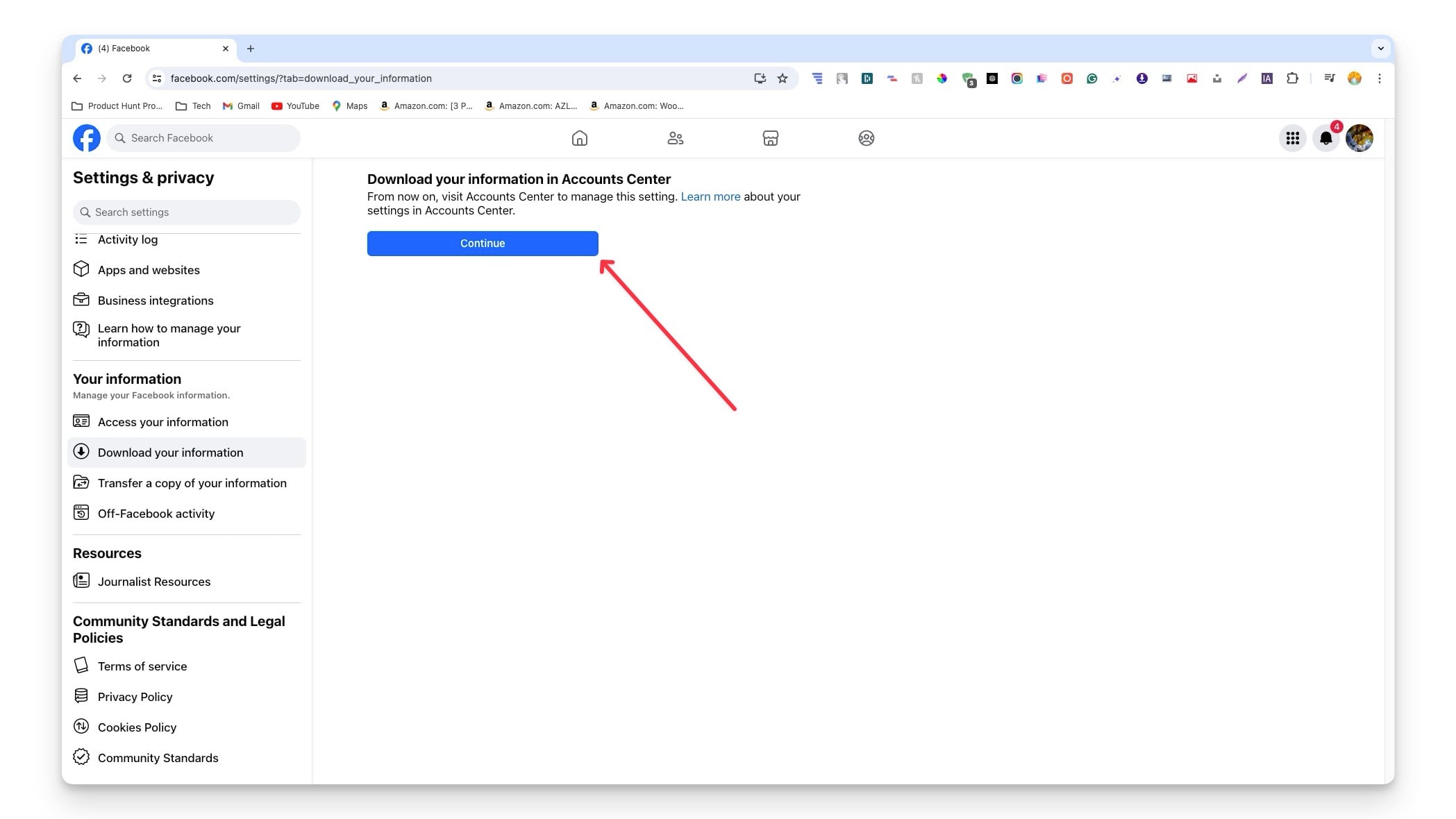 How to Download Your Data from Facebook, Google, Apple, and Others - TechPP