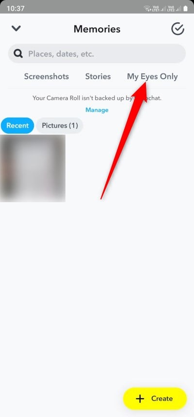 What is Snapchat My Eyes Only and How Do You Use It? - TechPP