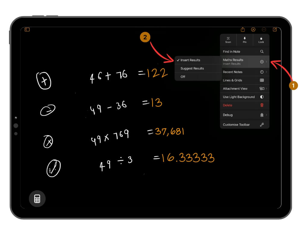 How to Use Math Notes on iPad Calculator App: Beginner's Guide - TechPP