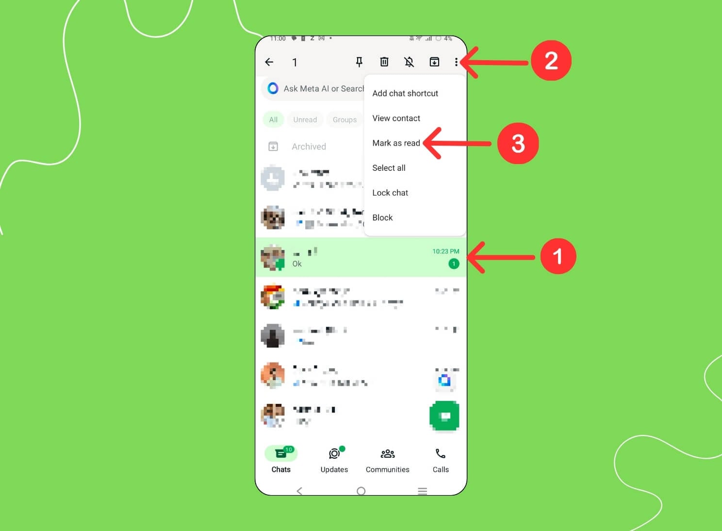 How to Mark All Messages as Read on WhatsApp - TechPP