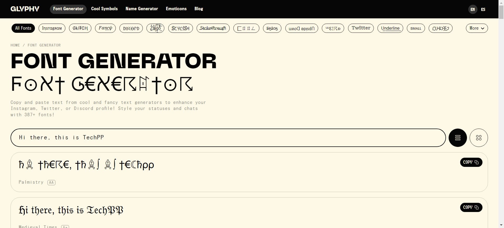 Top 5 Instagram Font Generators for Bio, Captions or Comments - TechPP