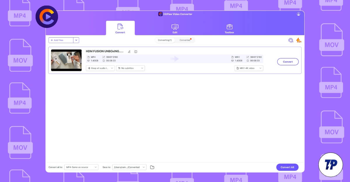 HitPaw Video Converter: Best Mac Video Converter of 2025 - TechPP
