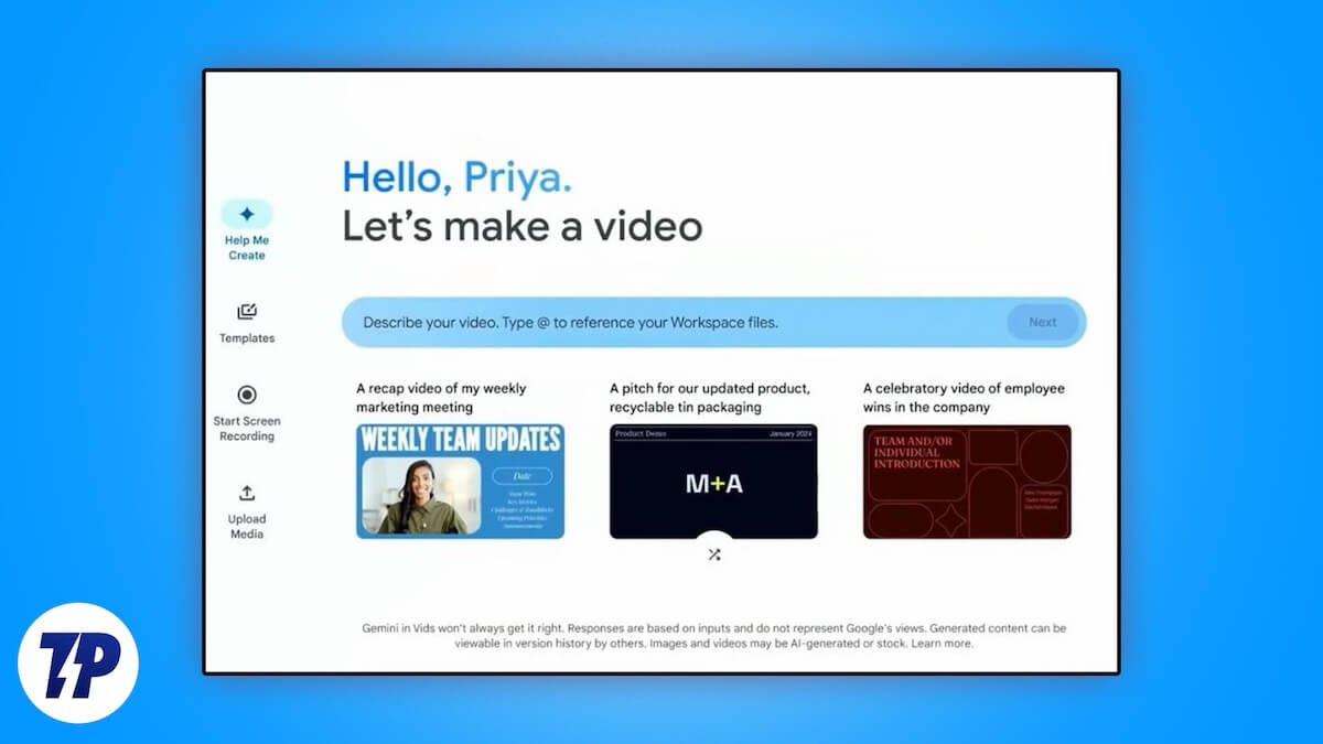 How to Use Google Vids AI-Video Generator in Google Workspace - TechPP