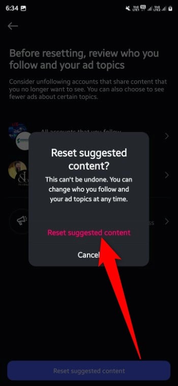 How to Reset Instagram Feed and Start Afresh - TechPP