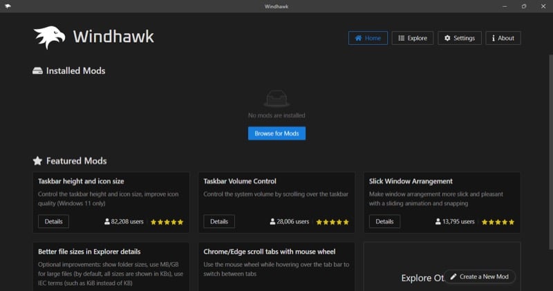 Download Windhawk The Ultimate Windows Customization Tool
