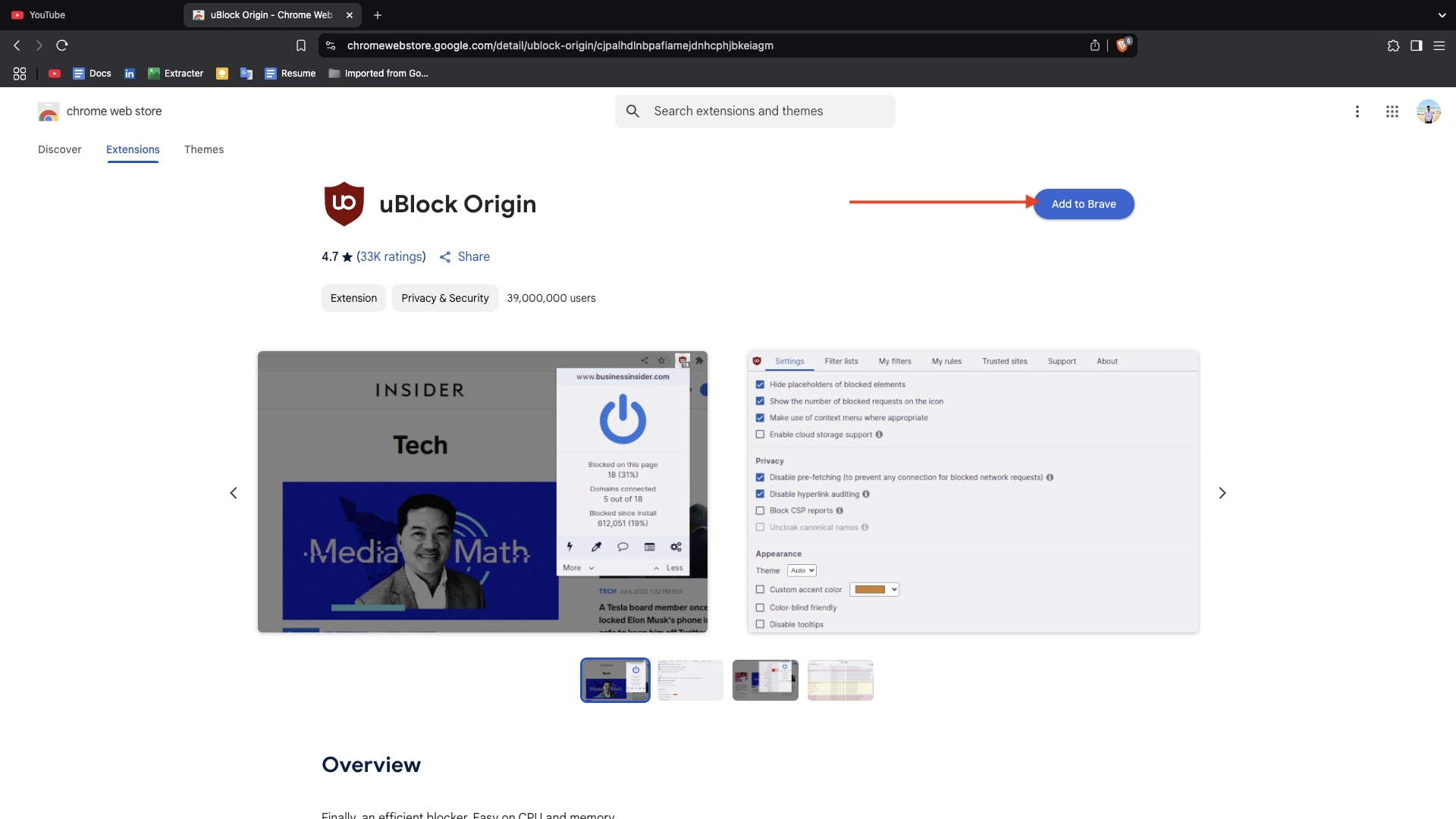 How to Fix Ad Blockers are Not Allowed on YouTube in Brave - TechPP
