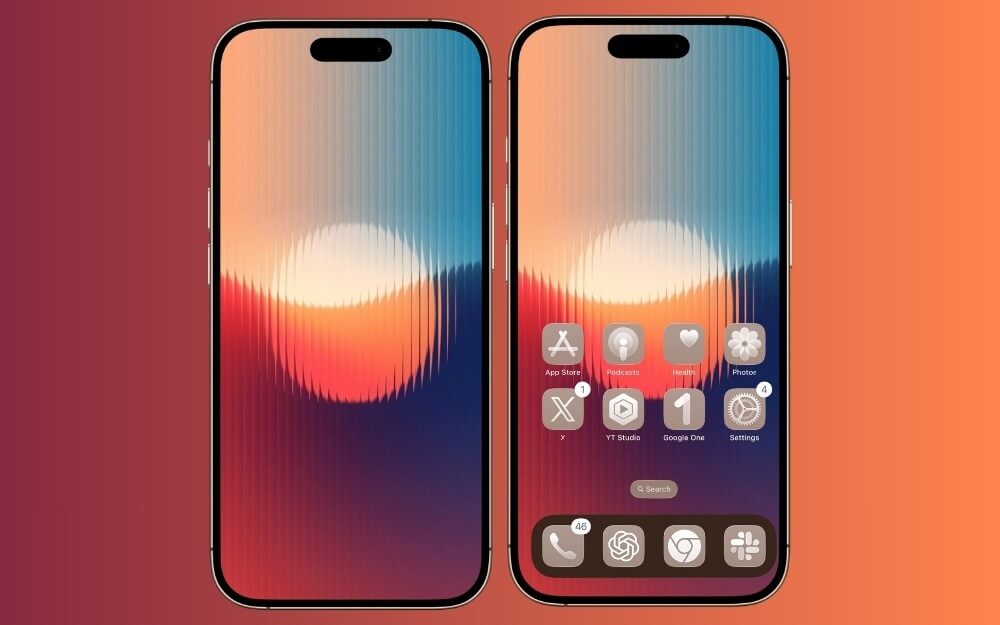 26 Best Transparent iPhone Wallpapers for iOS 26 Clear Icons [Direct ...